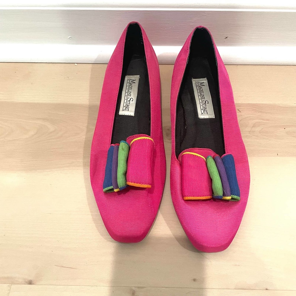 Madeline Stuart Pink Fabric Flats - Gem